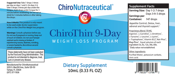 ChiroThin 9-Day Experience Kit | Shop ChiroThin